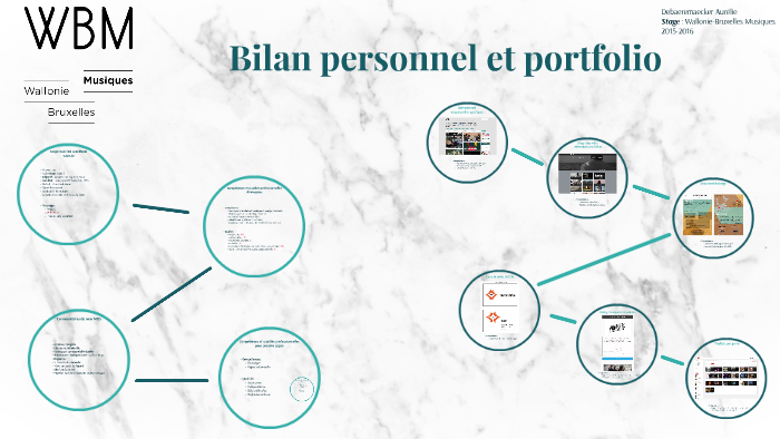 Bilan de stage et portfolio by Aurélie Debaeremaecker on Prezi