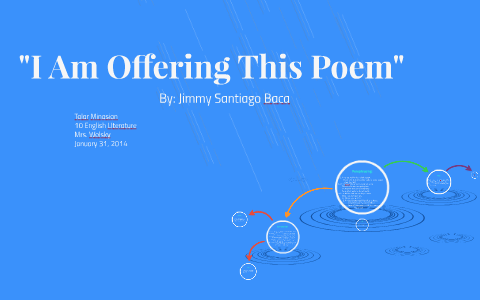 "I Am Offering This Poem" by Talar Minasian on Prezi
