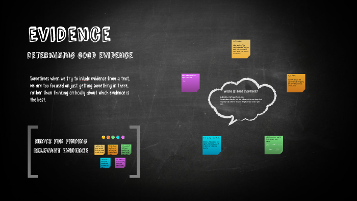 What is good evidence? by Rachel Majors on Prezi
