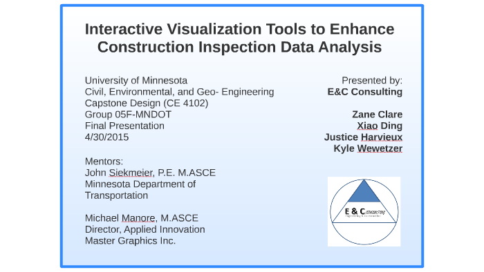 Interactive Visualization Tools to Enhance Construction Inspection Data ...