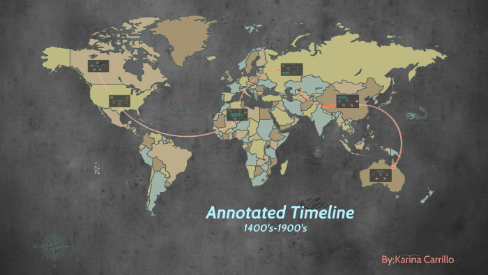 Annotated Timeline 1400's-1900's by Karina Carrillo on Prezi