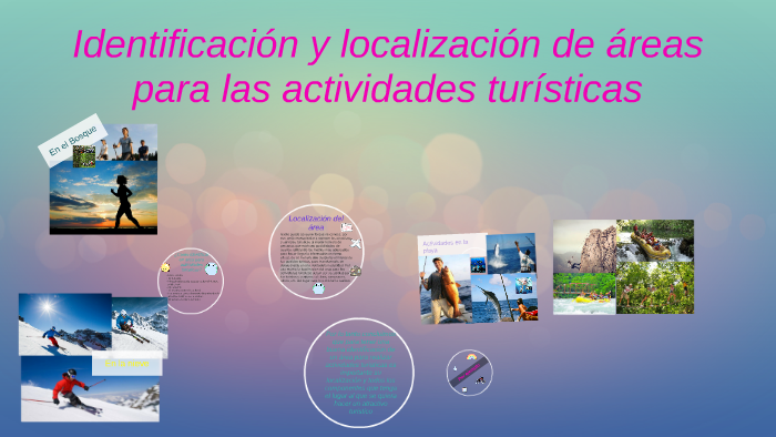 Identificación y localización de áreas para las actividades by Erika ...