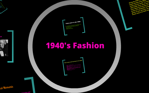 1940's Fashion! by Phoebe Shaffer on Prezi