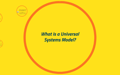What is a Universal Systems Model? by evan griffis on Prezi