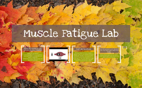 Muscle Fatigue Lab by BAILEY HEMMERT on Prezi