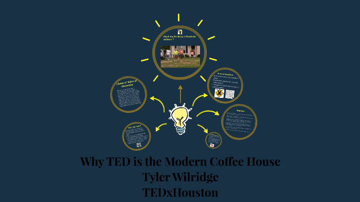Why TED is the Modern Coffee House by Tyler Wilridge