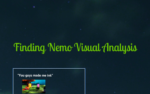 Finding Nemo Visual Analysis by Brittany Mueller on Prezi