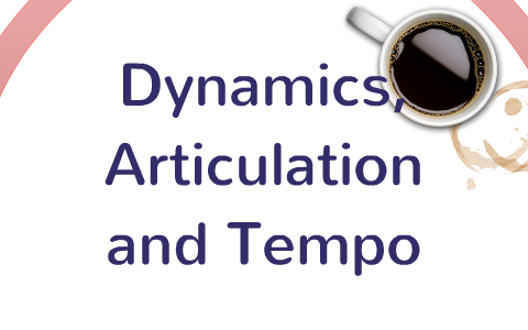 Dynamics, Articulation and Tempo by Betty Cooper