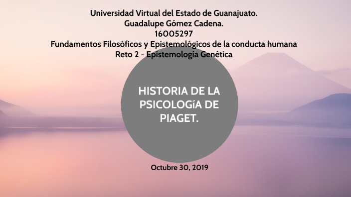 Historia de la psicología de Piaget by Lupe Cadena on Prezi
