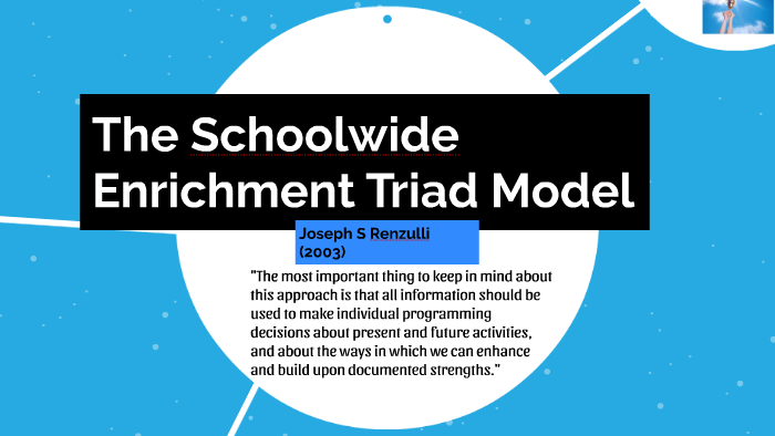 Enrichment Triad Model by Della Smith-Rawlins on Prezi