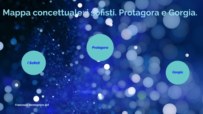 Mappa concettuale: i sofisti. Protagora e Gorgia by Francesco Romagnino on Prezi
