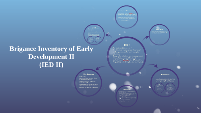 Brigance Inventory of Early Development II (IED) by Megan Verner on Prezi