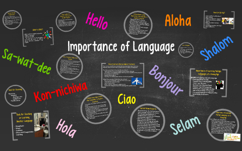 Importance of Language by on Prezi