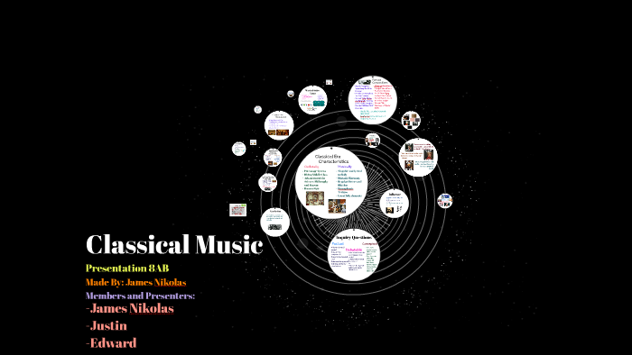 Classical Music Presentation by Joe Hammoth on Prezi