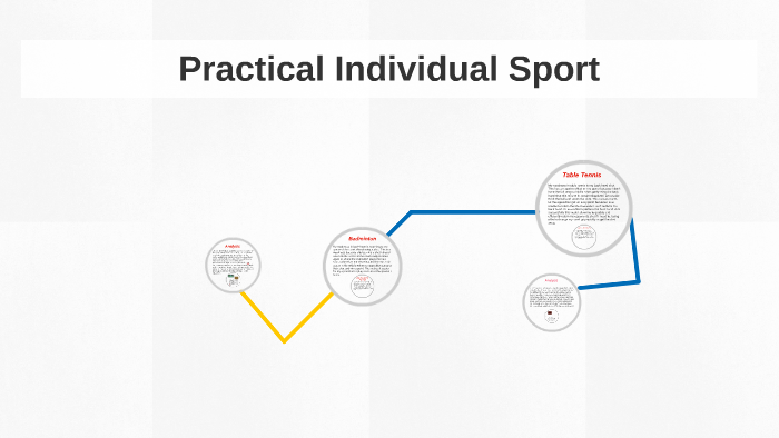 Practical Individual Sport by Megan Thomas on Prezi