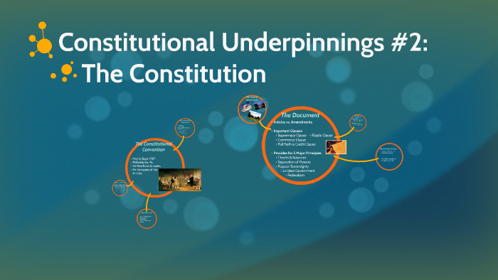 Constitutional Underpinnings #2: by Susan Milne