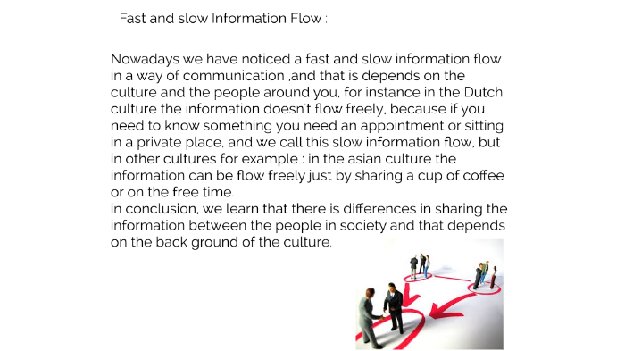 Fast and slow information flow by Group Two on Prezi