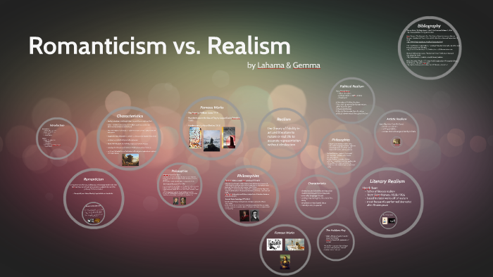Romanticism vs. Realism by Lahama Naeem on Prezi