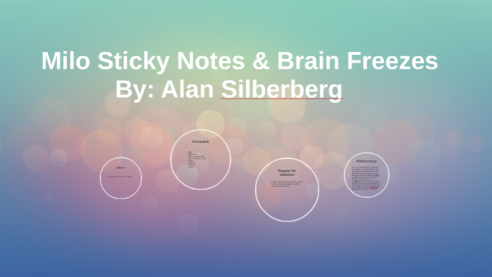 Milo Sticky Notes & Brain Freezes by selena baghaloo on Prezi