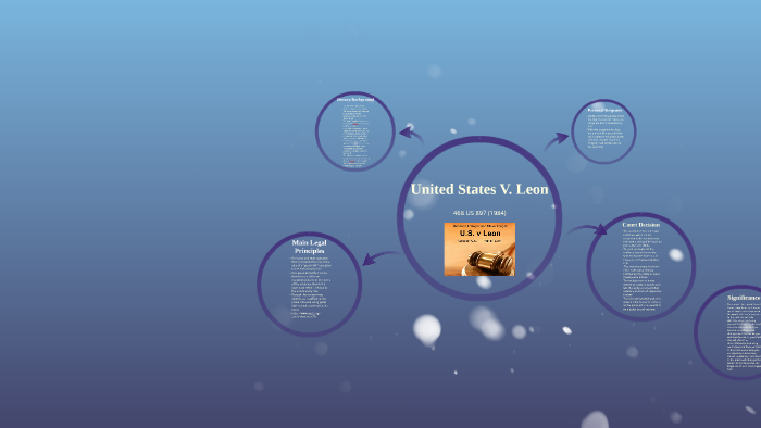 US. Vs. Leon by Patrick Pearce on Prezi