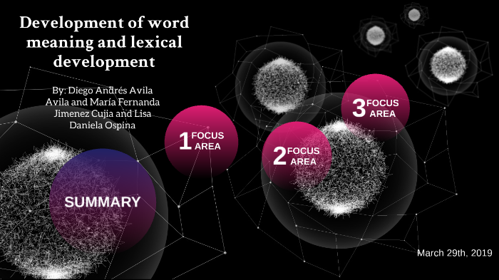 Development of word meaning and lexical development by Maria Fernanda ...