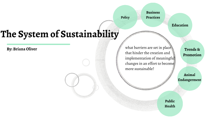 Visual Systems Map of Sustainability Practices by Briana Oliver on Prezi