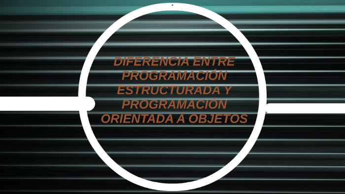 DIFERENCIA ENTRE PROGRAMACIÓN ESTRUCTURADA Y POO by Alexander Quezada ... DIFERENCIA ENTRE PROGRAMACIÓN ESTRUCTURADA Y POO by Alexander Quezada ...