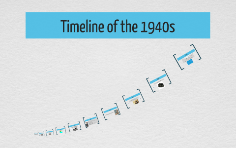 Timeline of the 1940s by 1940s Fashion Project on Prezi