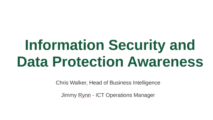 Data Protection Training Slides by Chris Walker on Prezi