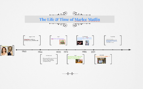 The life and time of Marlee Matlin by Tamia Harrison on Prezi