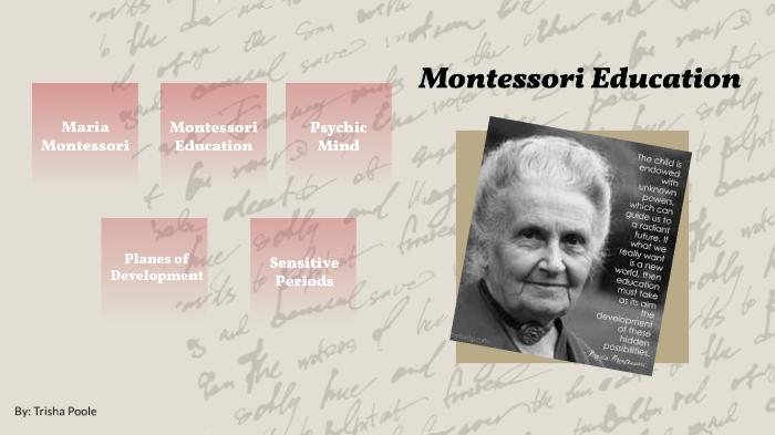 Montessori Philosophy by trisha Poole on Prezi