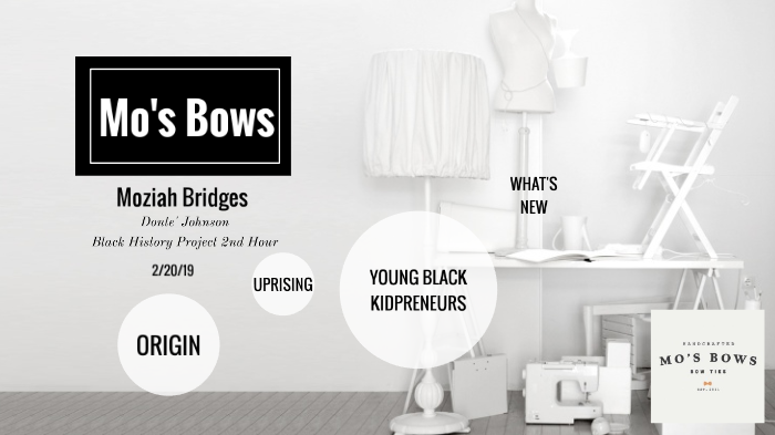 Moziah Bridges "Mo's Bows" by Donte Johnson on Prezi