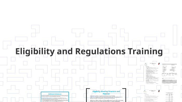 Eligibility Process by Tiffany Millar on Prezi