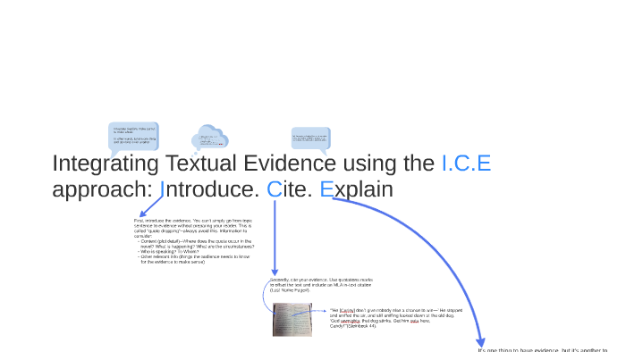 Integrating Textual Evidence using the I.C.E approach: Intro by John ...