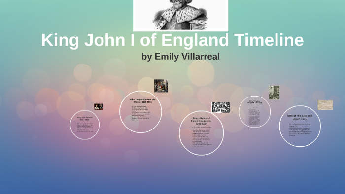 King John I of England Timeline by Emily Villarreal on Prezi