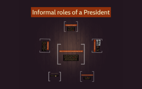 Informal roles of a President by Courtney Messenger on Prezi