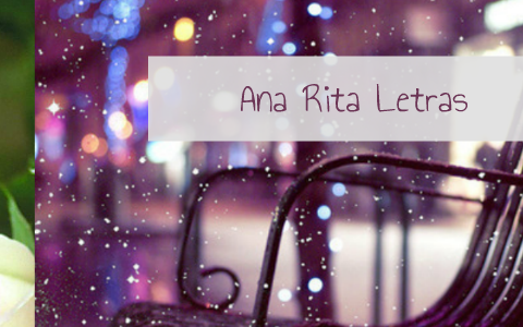 Ana Rita Letras by Ana Letras