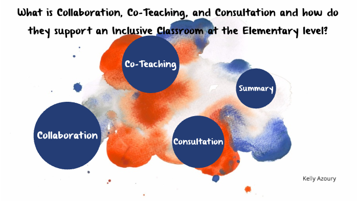 What is Collaboration, Co-Teaching, and Consultation and how do they ...