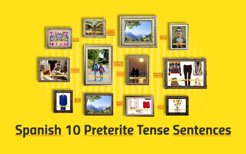 Spanish 10 Preterite Tense Sentences by Michele McKnight on Prezi