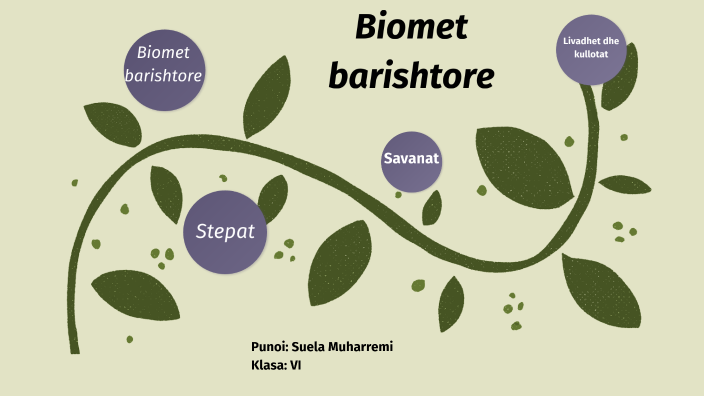 Biomet barishtore by Mësimet e Suelës on Prezi