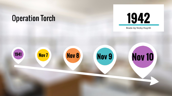Operation Torch Timeline by nicky huynh on Prezi