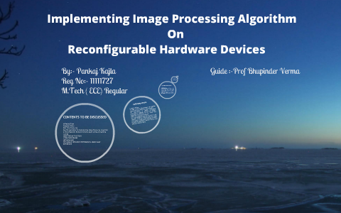Implementing Image Processing Algorithm On Reconfigurable Hardware ...