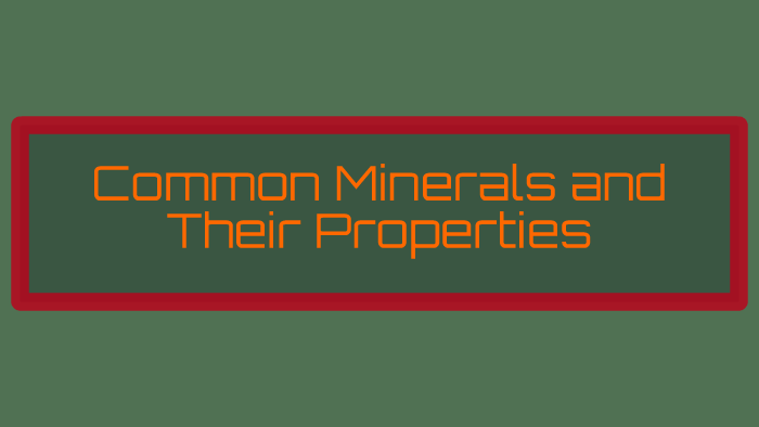 Common Minerals and Their Properties by Heather Scarboro on Prezi