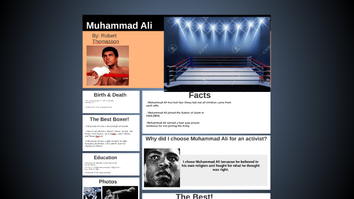 Muhammad Ali by Robert Thomasson on Prezi