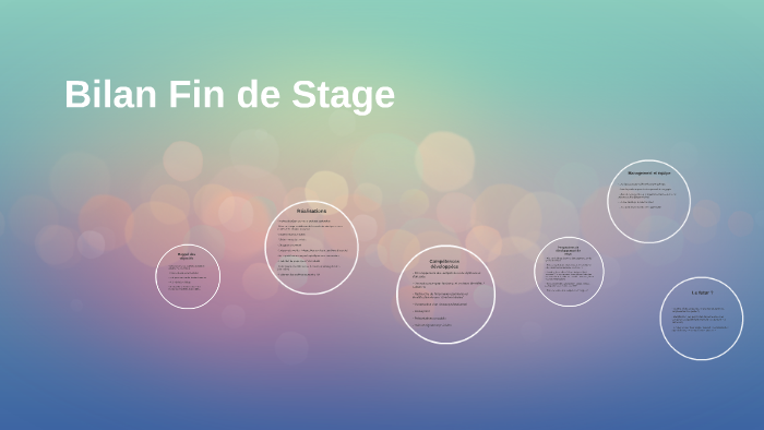 Bilan Fin de Stage by Marion Bobet on Prezi