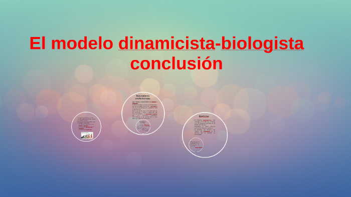 El modelo dinamicista-biologista by Stefany Zambrano on Prezi