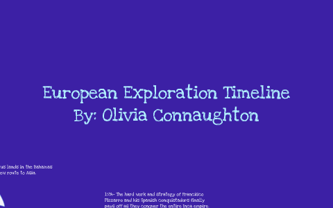 European Exploration Timeline by Olivia Connaughton on Prezi