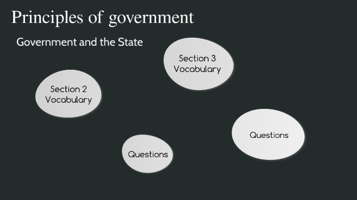1 US Government Chapter 1 Section 2 & 3Principles of Government by ...