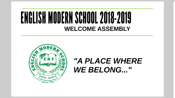 Secondary welcome back assembly by on Prezi