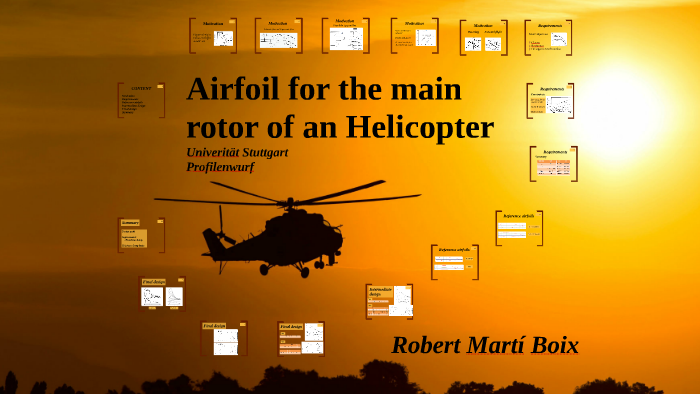 Airfoil for the main rotor of an Helicopter by rob mar on Prezi